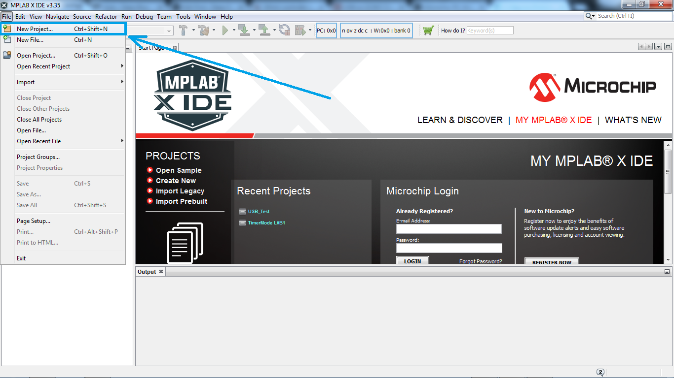 Create a new embedded project with MPLAB IDE - PIC Tutorials
