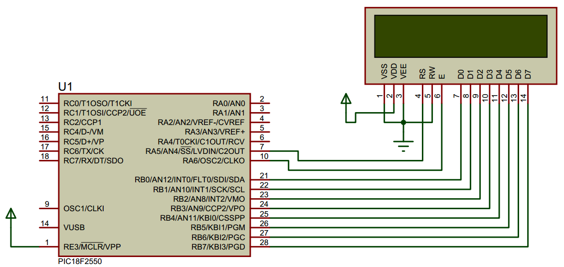 Interfacing LCD with PIC Microcontroller - MPLAB XC8