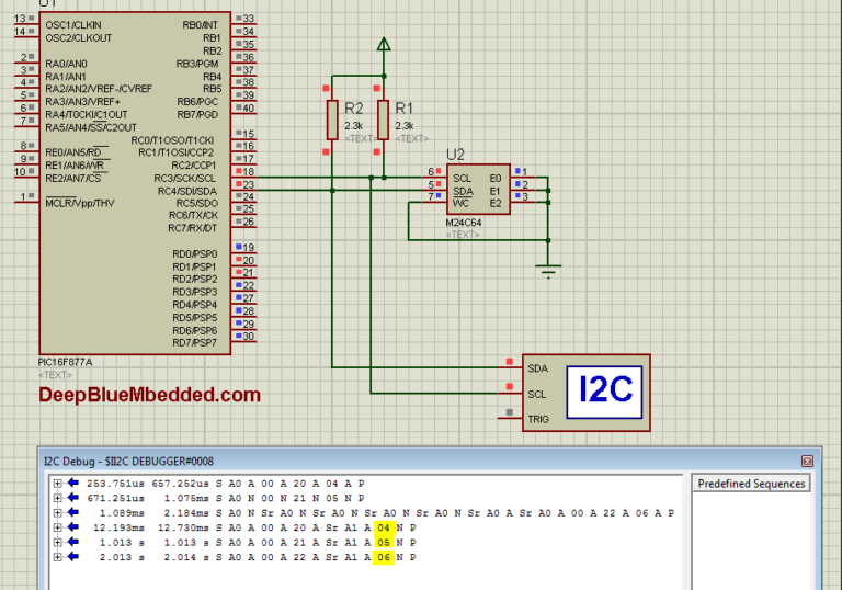 Reading And Writing Serial I2C EEPROM With PIC – DeepBlue