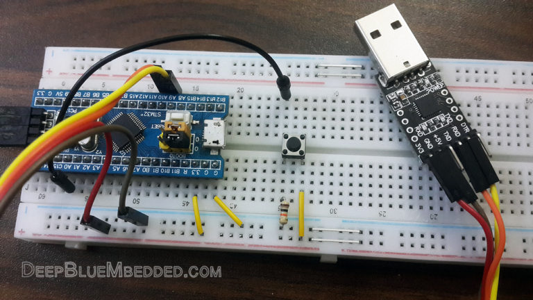 STM32 Counter Mode Example - Frequency Counter With Timer Module