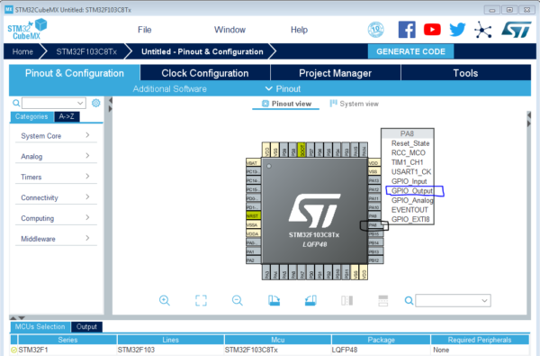 STM32 External Interrupt Example LAB – DeepBlue