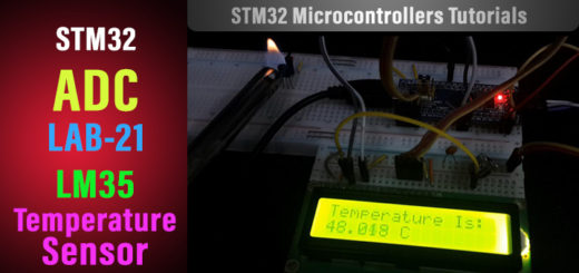 STM32 LM35 Temperature Sensor Example - LM35 With STM32 ADC