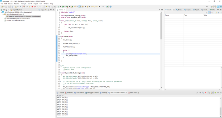 STM32 Debugging With ST-Link v2 SWD | Serial Wire Viewer – DeepBlue