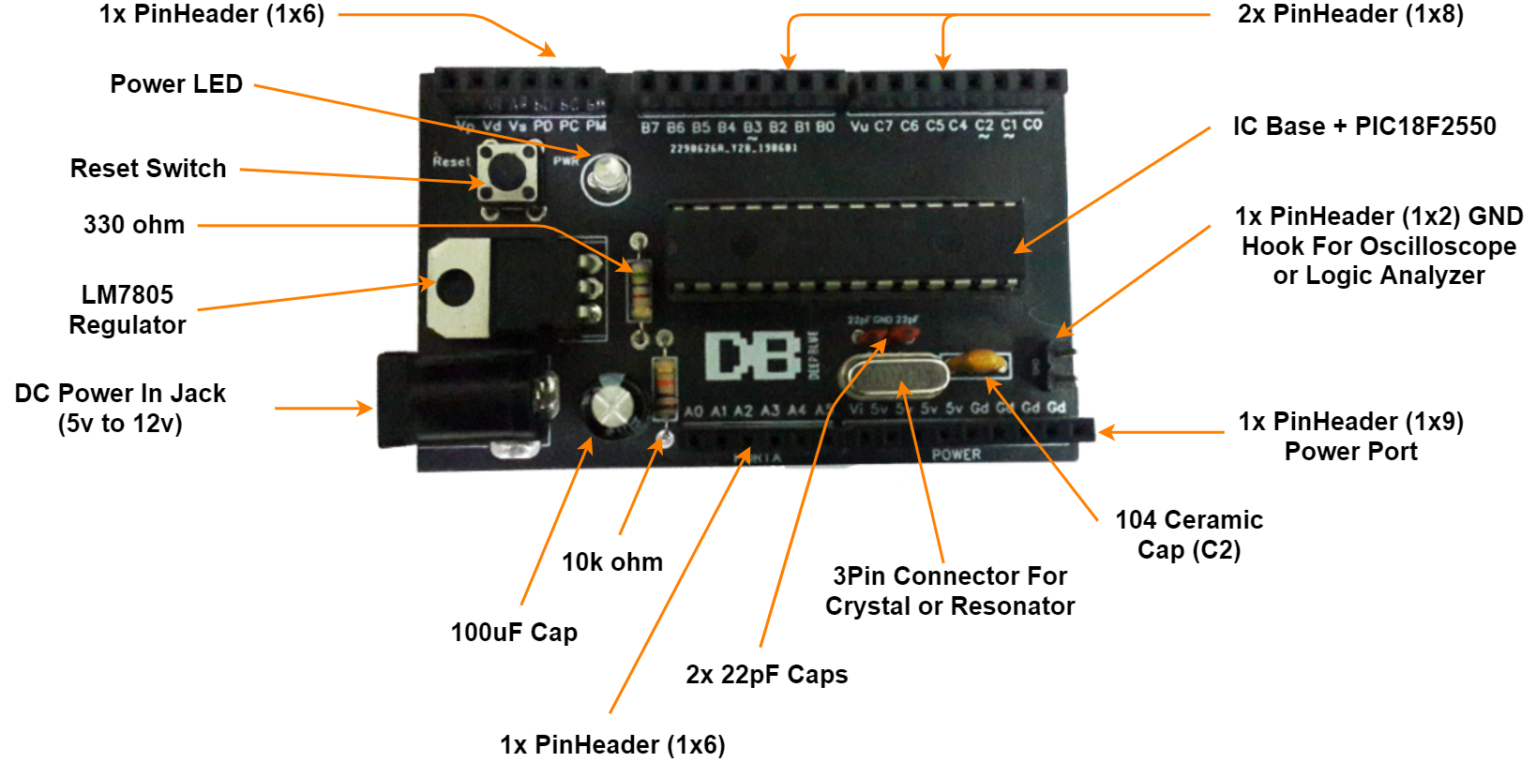 PIC Development Board - Price 1$ With PIC Dev. Board Guide