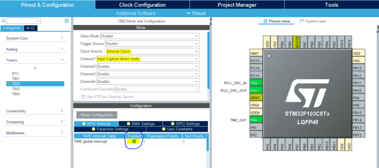 STM32 Ultrasonic Sensor HC-SR04 Library With Timer Input Capture