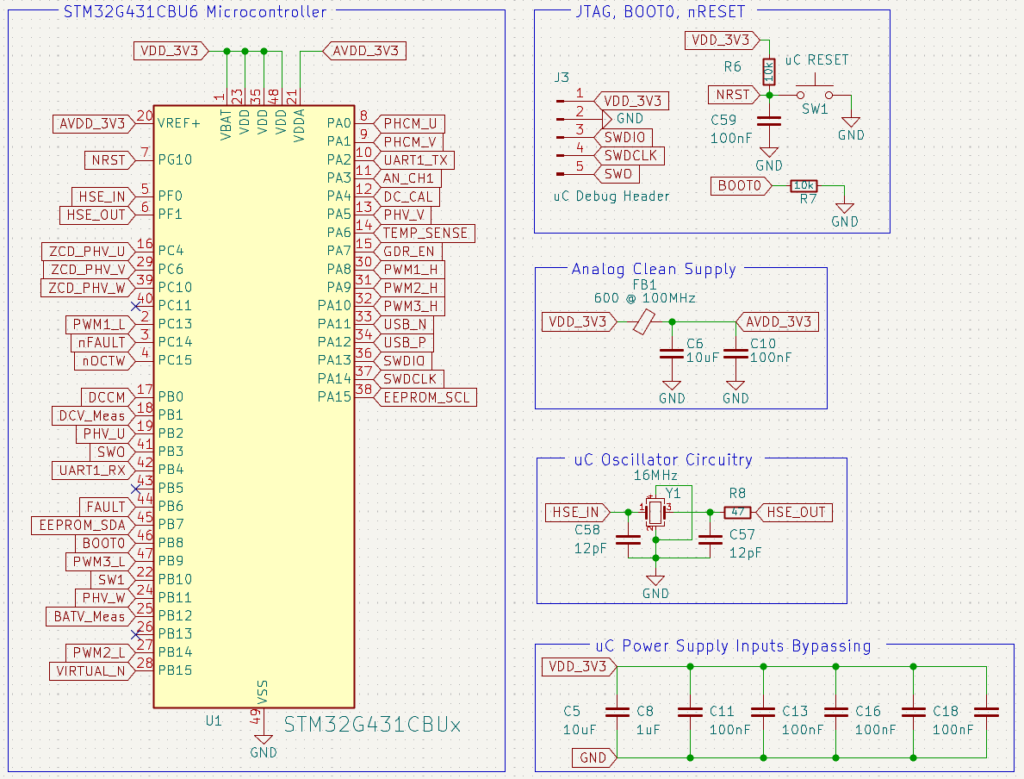 STM32 ESC PCB Design (FOC ESC For BLDC Motors)