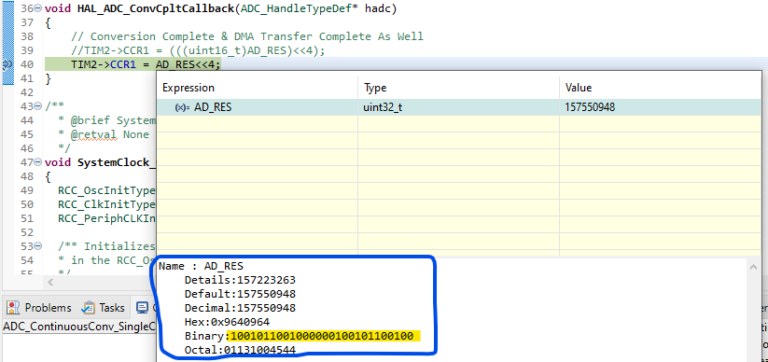 STM32 ADC Continuous Conversion Mode (DMA, Interrupt, Poll) - Single Channel