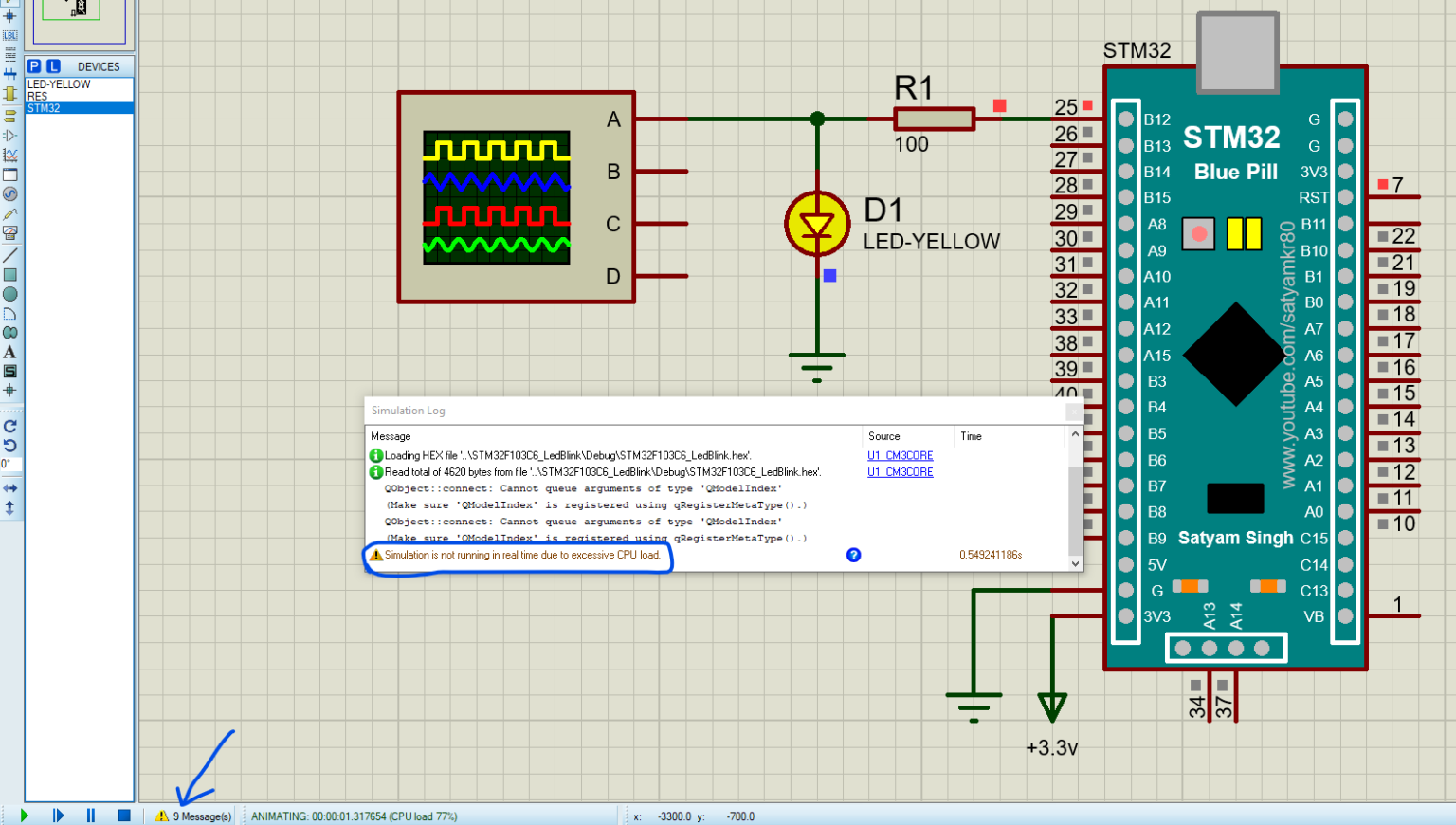 Stm32 Proteus Simulation Library Bluepill Stm32f103c6