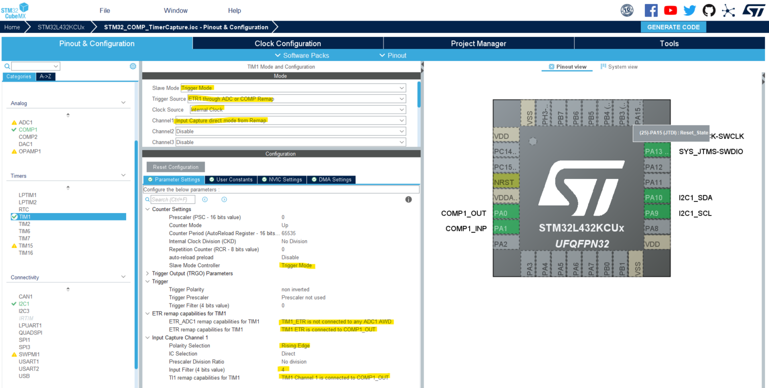 Stm32 Comparator Tutorial Example Internal Analog Comparator 1548