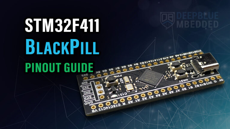 STM32F411 Black Pill Pinout, Schematic, Datasheet (Dev. Board)