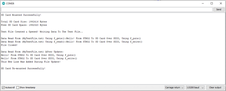 STM32 SDIO SD Card Example With FatFS [Interfacing Tutorial] – DeepBlue
