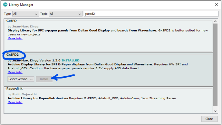 E-Ink (E-Paper) Display Arduino Library Examples [Tutorial]