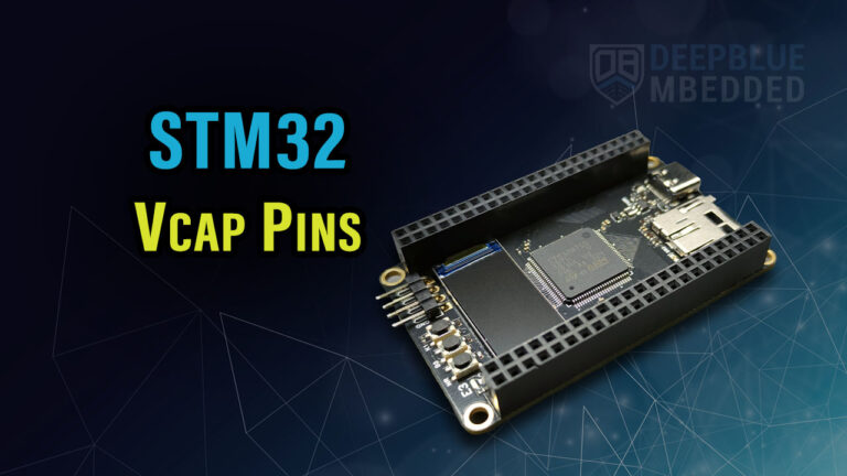 Stm32 Vcap Pins Hardware Connection Capacitor Value