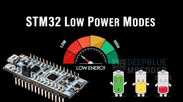 Stm32 Low Power Run Mode Example Code Deepblue